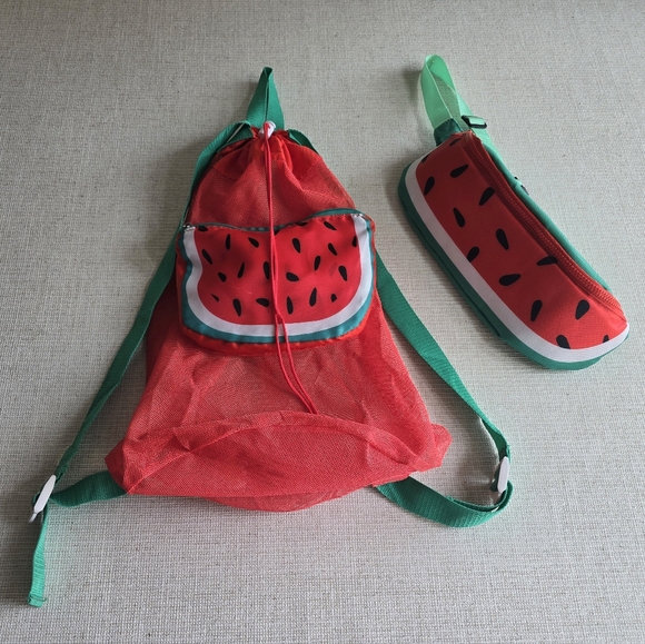 Sun Squad | Bags | Sun Squad Mesh Backpack And Matching Fanny Pack ...